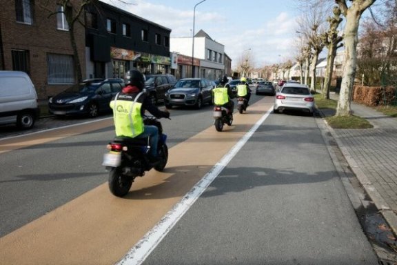 Wat is een fietssuggestiestrook?