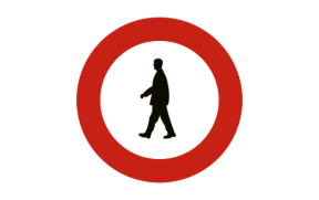 Waar moeten voetgangers stappen en oversteken?