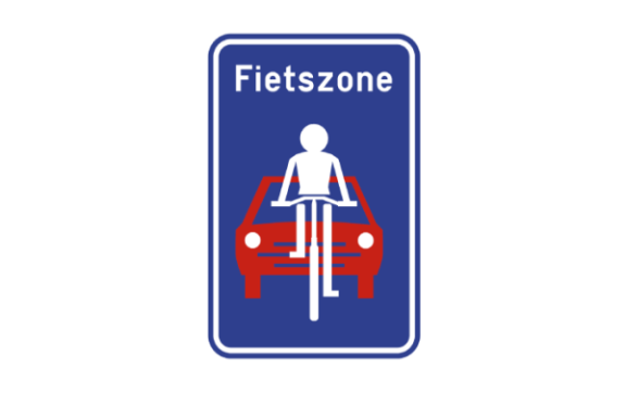 Fietszone (vroeger fietsstraat): waar fietsen, inhalen, snelheid
